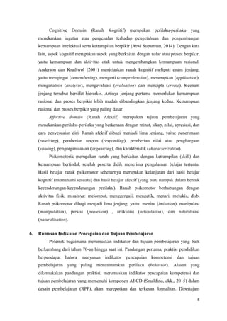 PERENCANAAN PEMBELAJARAN | PDF