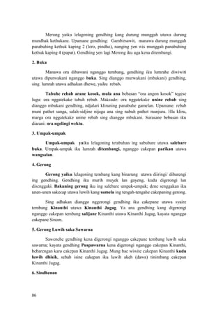 M5 kb 4 GENDHING JAWA LAN CAMPURSARI | PDF