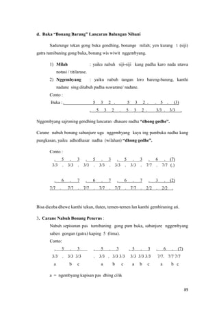 M5 kb 4 GENDHING JAWA LAN CAMPURSARI | PDF