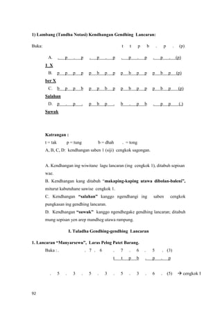 M5 kb 4 GENDHING JAWA LAN CAMPURSARI | PDF