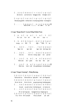 M5 kb 4 GENDHING JAWA LAN CAMPURSARI | PDF