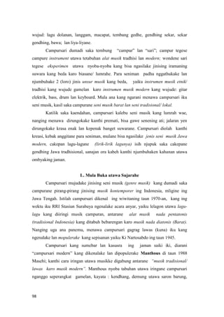 M5 kb 4 GENDHING JAWA LAN CAMPURSARI | PDF