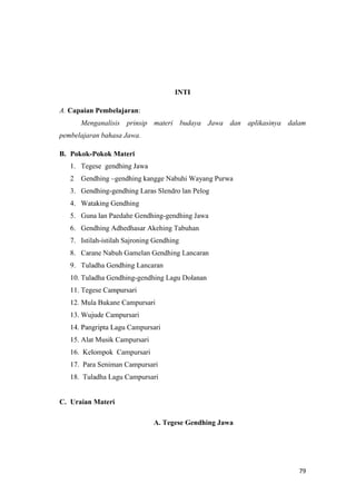 M5 kb 4 GENDHING JAWA LAN CAMPURSARI | PDF