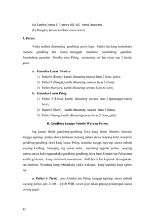 M5 kb 4 GENDHING JAWA LAN CAMPURSARI | PDF