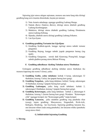 M5 kb 4 GENDHING JAWA LAN CAMPURSARI | PDF