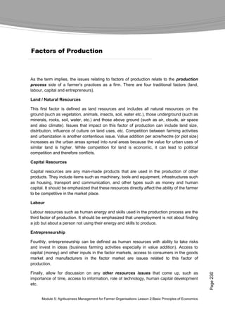 Farmer's Agribusiness Training Course: Module 5 - Agribusiness ...