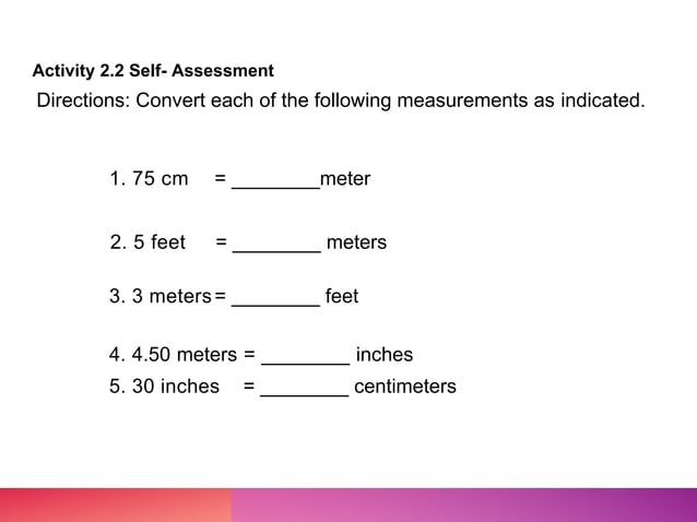 M5 MEASUREMENT & CALCULATIONS.pptx CARPE | PPTX