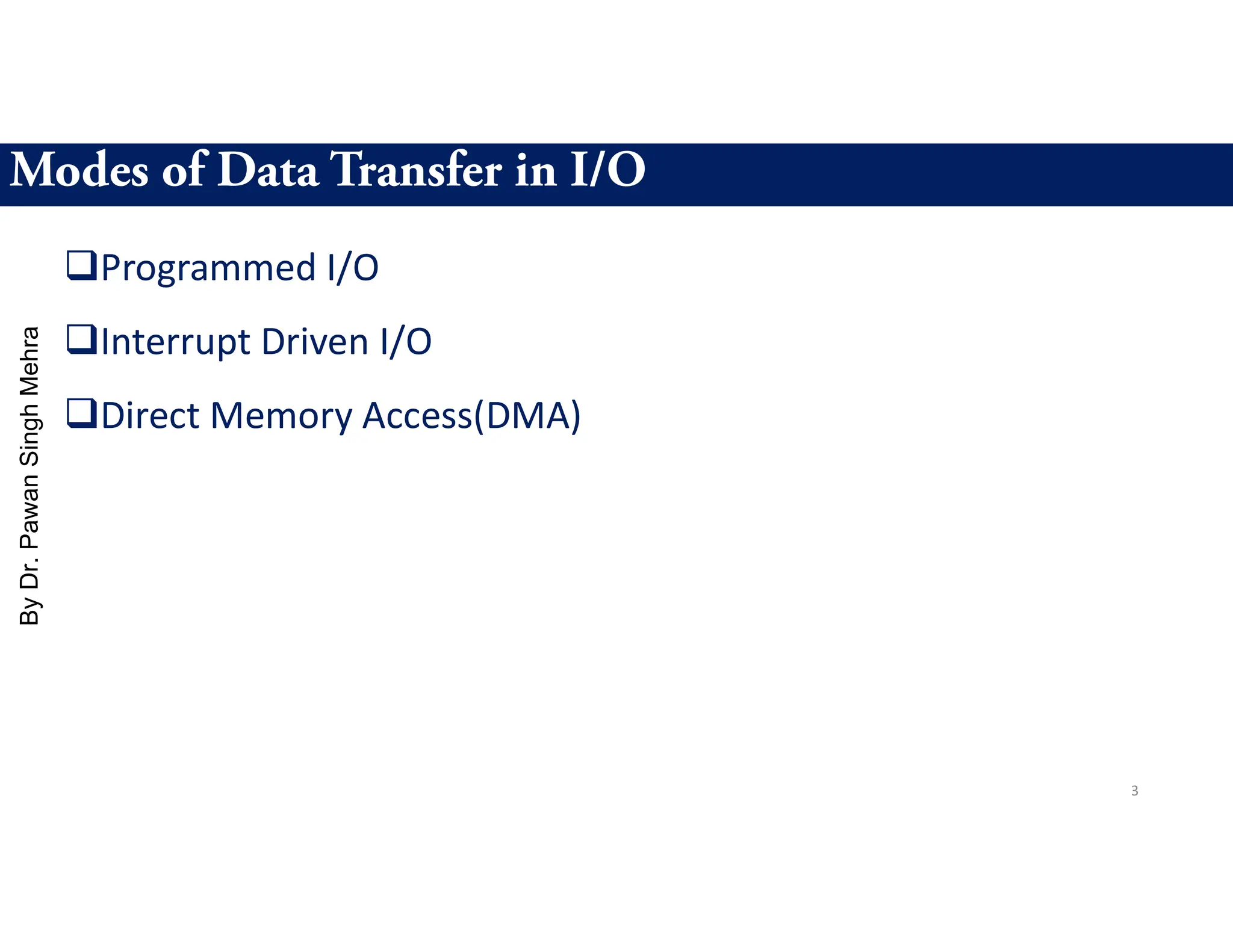 modes of transfer computer architecture. | PDF