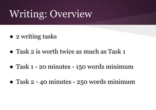 Academic IELTS: Exam Format | PPTX