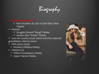 M6.2-'Brad Paisley' | PPTX