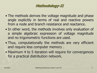 Electrical Distribution Load Flow technique.ppt