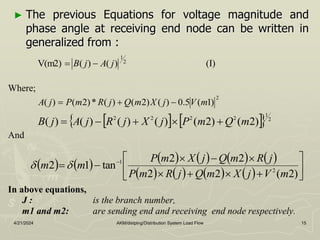 Electrical Distribution Load Flow technique.ppt