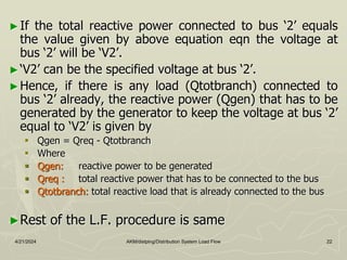 Electrical Distribution Load Flow technique.ppt