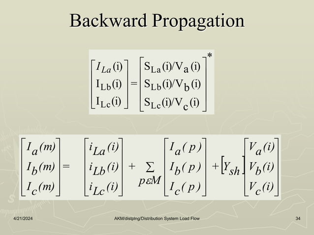 Electrical Distribution Load Flow technique.ppt