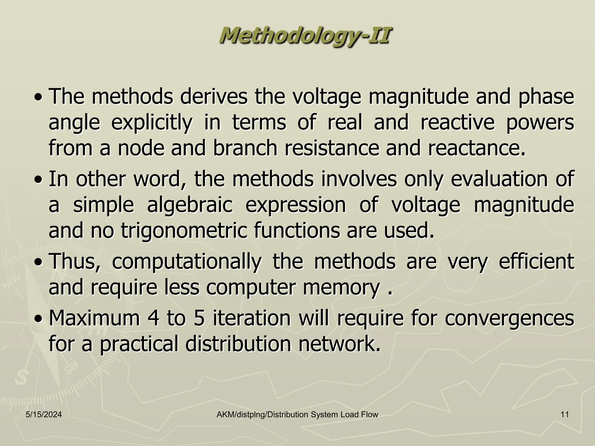 M6 Distrbution Load Flow Analysis Of Distribution System Ppt