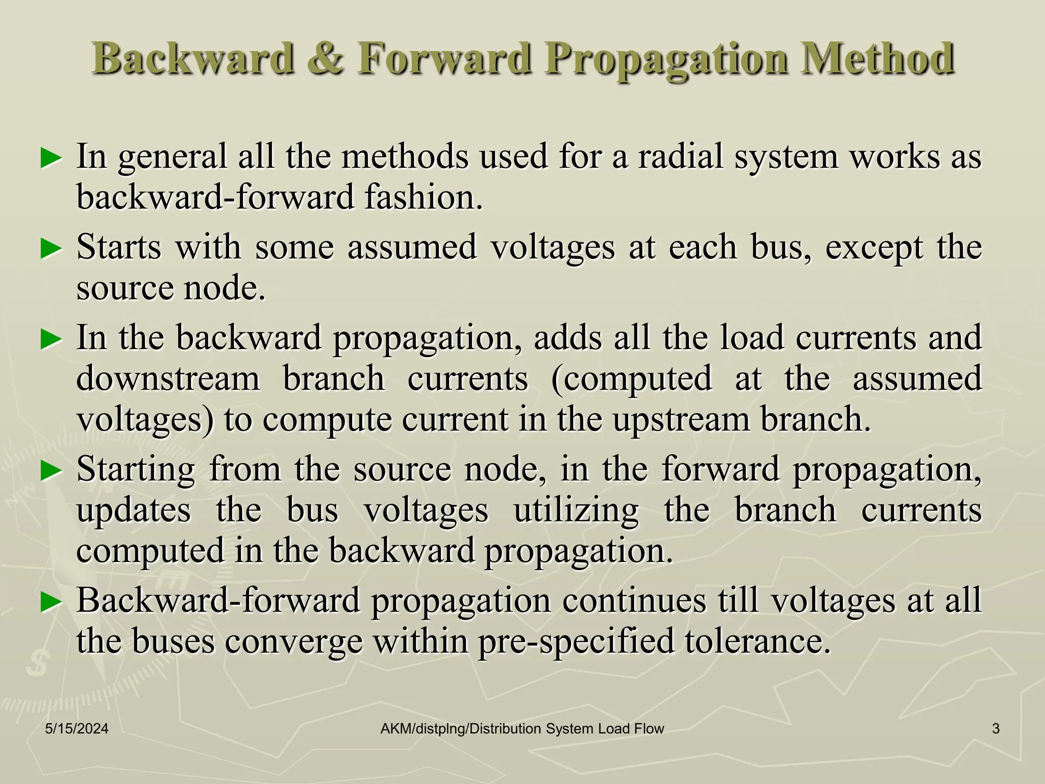 M6 Distrbution Load Flow Analysis Of Distribution System Ppt