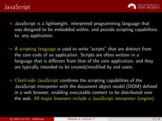 M6 l7-java script-handout | PPT