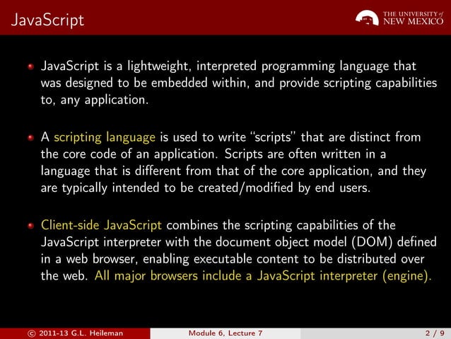 M6 l7-java script-handout | PPT