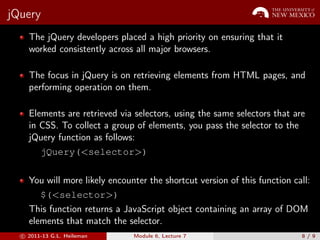 M6 l7-java script-handout | PPT