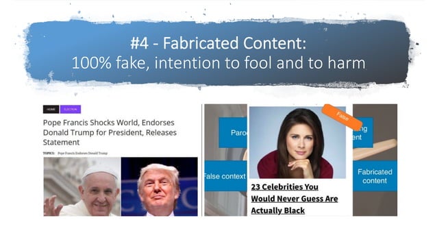 Fake News: How to Identify them and Respond Authentically | PPT