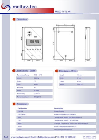 M6000 t1-t2-an-air-conditione-controller | PDF