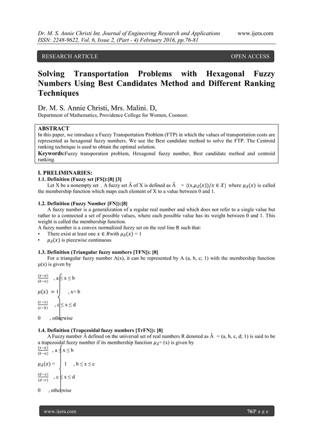 Solving Transportation Problems With Hexagonal Fuzzy Numbers Using Best
