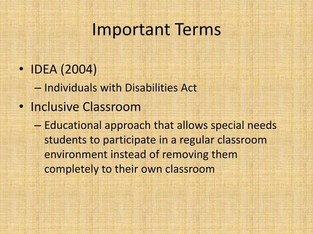 M6 activity inclusive classroom powerpoint | PPT
