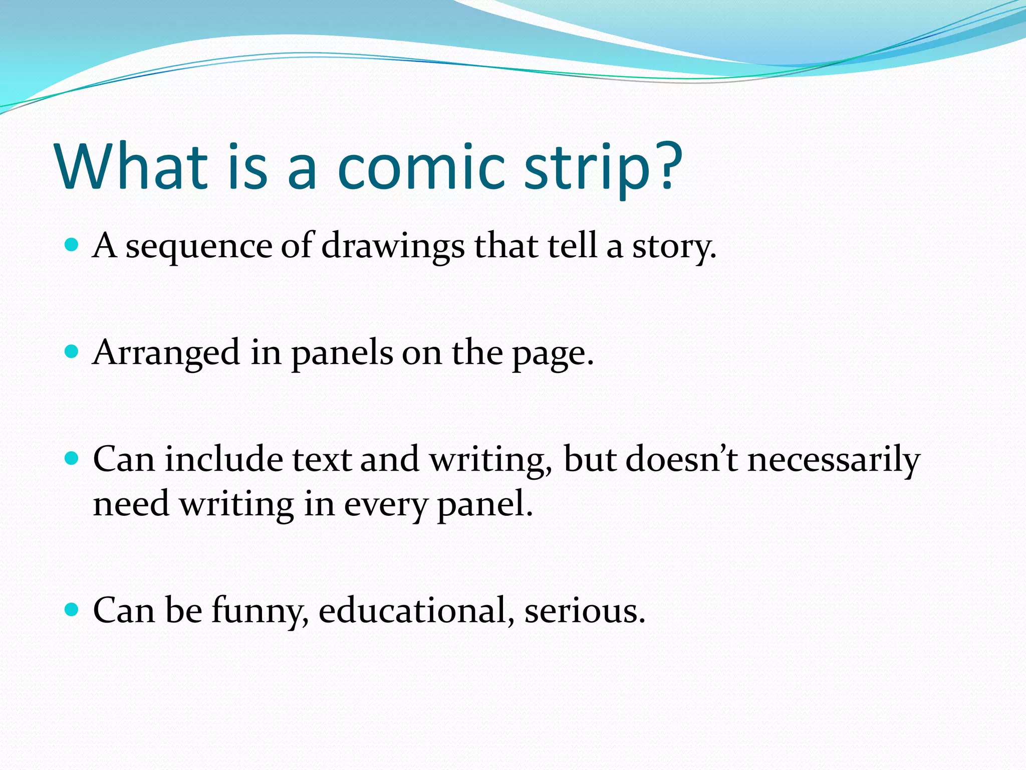 M5 - Comic Strip | PPTX