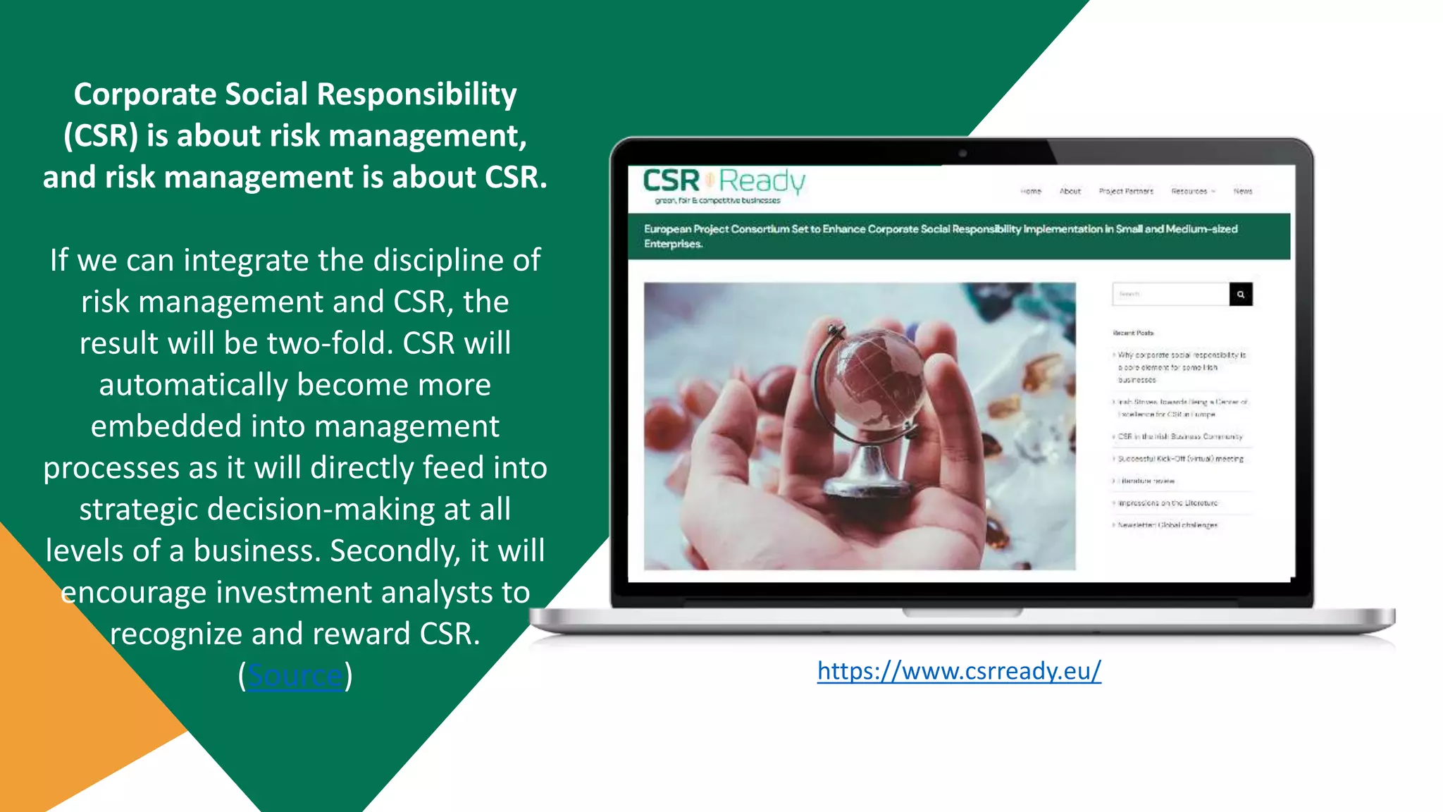 M6 CSR - CSR Adopting a CSR Framework to Mitigate Risk and Impact.pptx