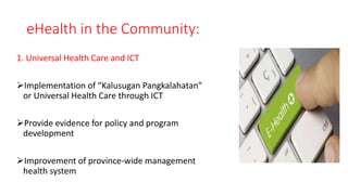 M6 D. Using e-health in the community.pptx