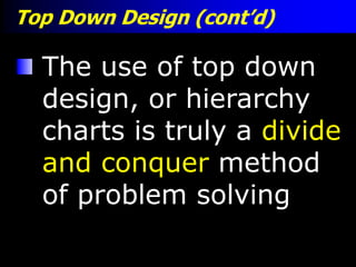 Visual Problem Solving (Lecture) | PPTX | Computing | Technology & Computing