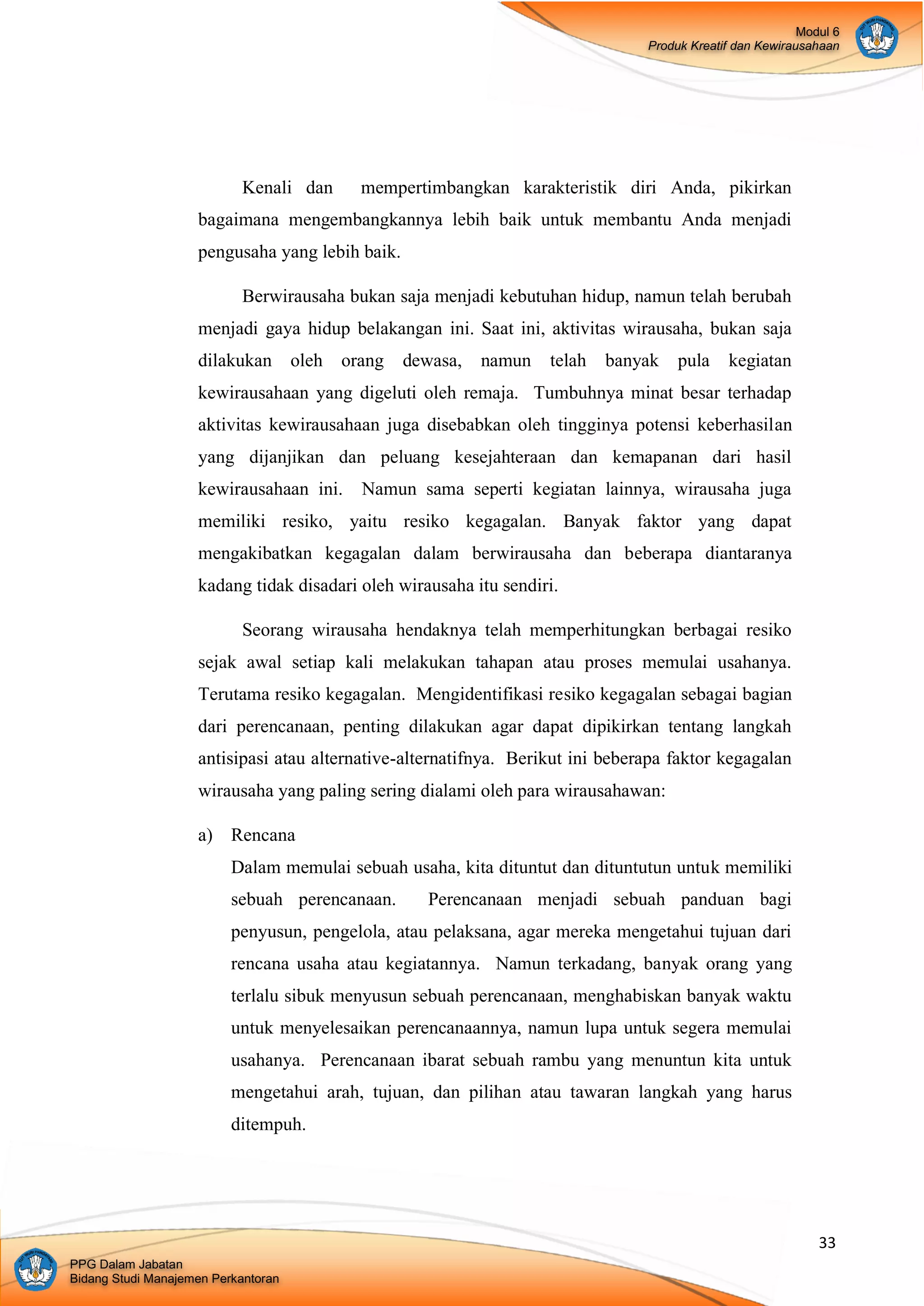 M6 kb1 peluang usaha produk barang dan jasa | PDF