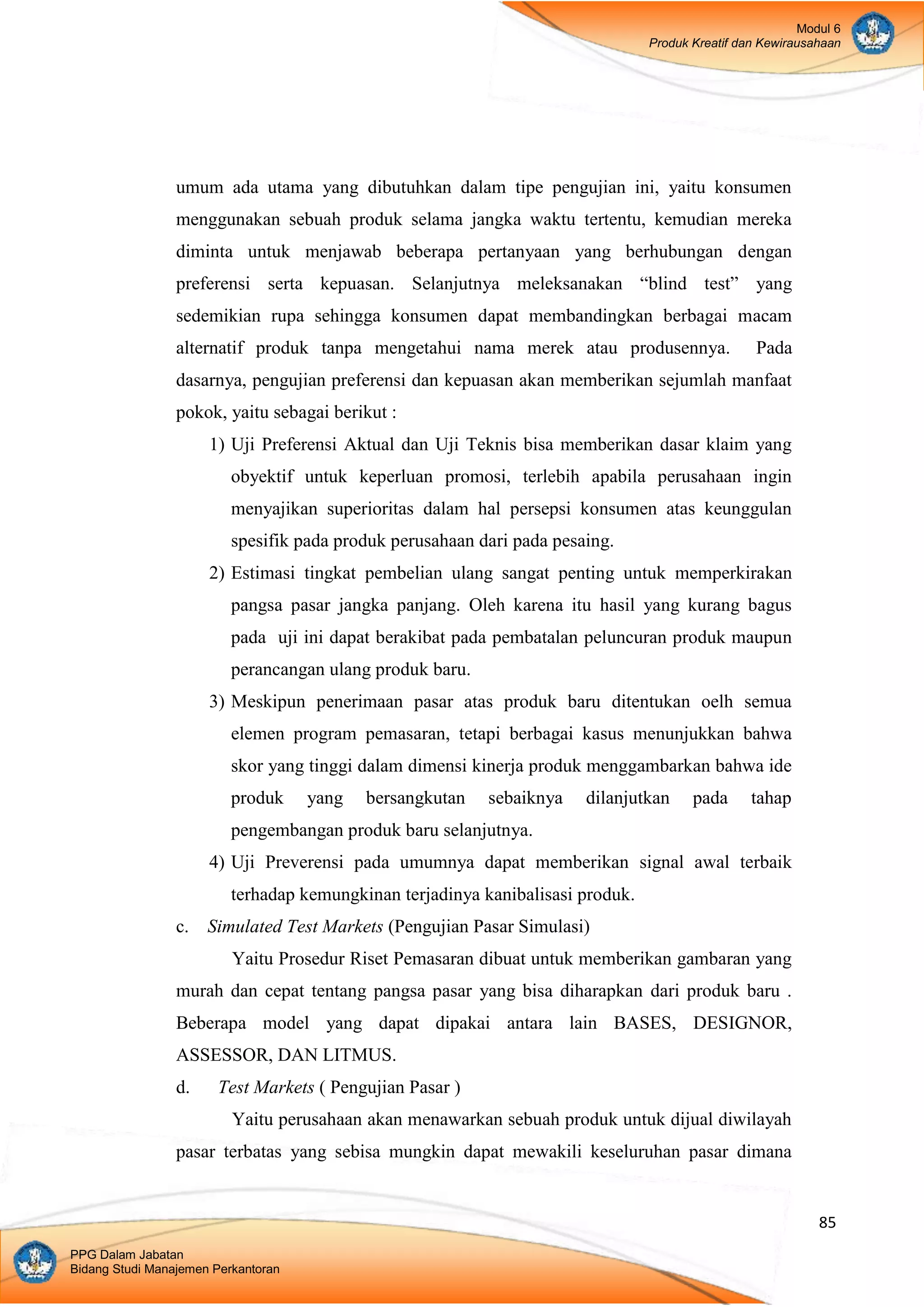 M6 kb2 prosedur pengujian kesesuaian | PDF