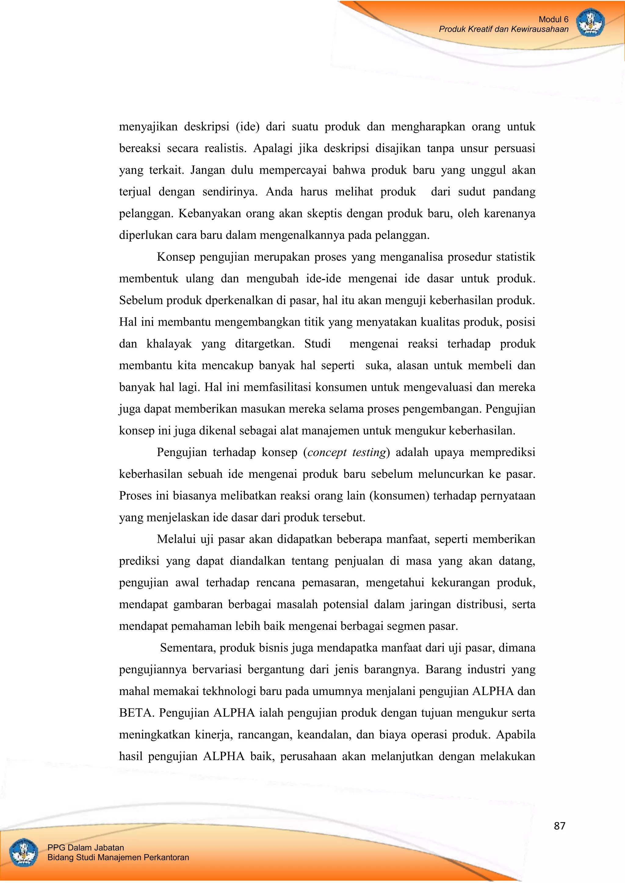 M6 kb2 prosedur pengujian kesesuaian | PDF