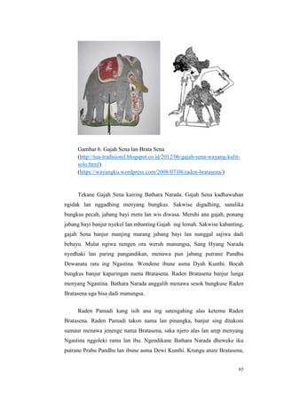 M6 kb3 CERITA WAYANG MAHABARATA LAKON BIMA BUNGKUS | PDF