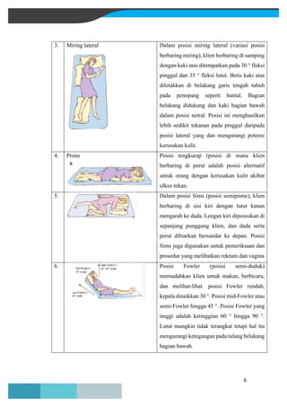 M6 kb4 tindakan mobilisasi, ambulasi dan personal hygiene-fix | PDF