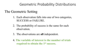 Random Variables and Geometric Probability | PPT