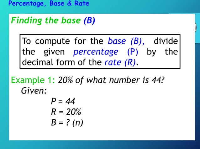 M6_Q2_W3_Percentage, Rate & Base.pptx