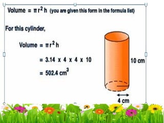 M6Q4W2D1.pptx Finding the volume of a cylinder power point ...