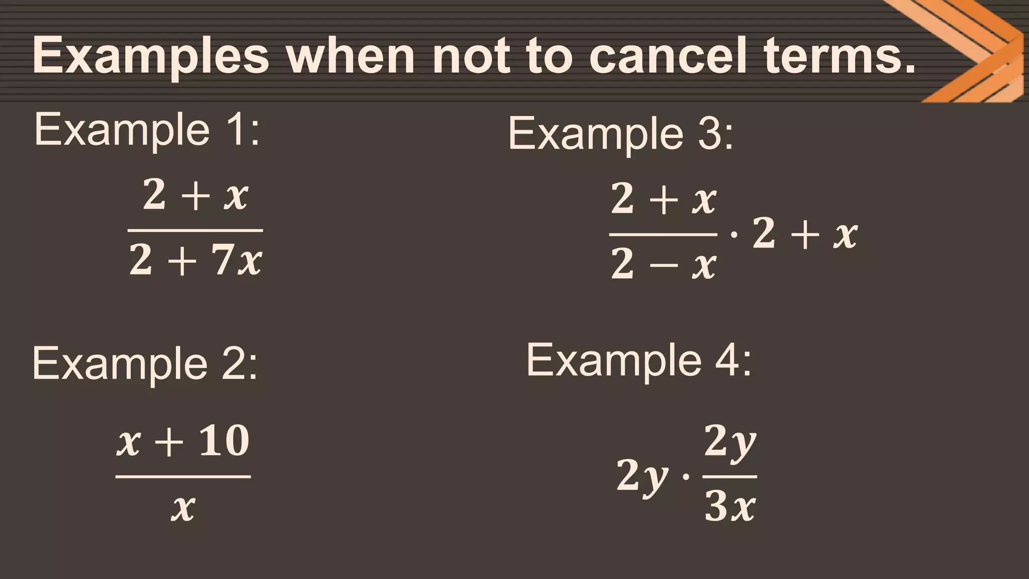 Rational algebraic expressions | PPTX