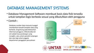 Sistem Informasi Manejemn-Sistem Manajemen Database | PPTX