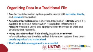 Sistem Informasi Manejemn-Sistem Manajemen Database | PPTX