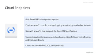 Core infra GCP : Application in the cloud | PPT