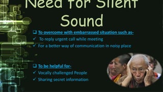 Silent sound technology_powerpoint | PPT