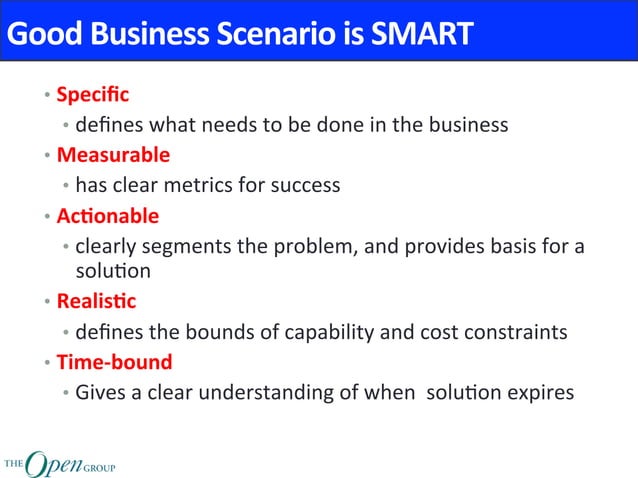 TOGAF Classroom Series - M7 business-scenarios | PDF | Business ...