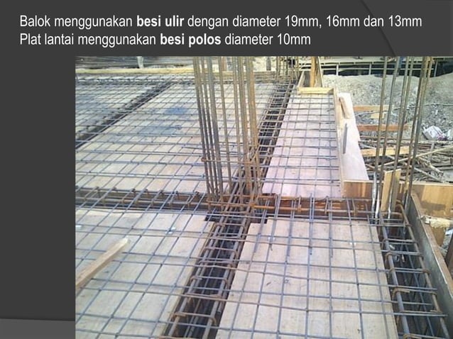 Struktur dan Konstruksi Arsitektur : Balok dan Plat Lantai Bangunan Gedung 2 lantai | PDF