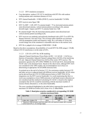 M74 info5 se24_lte and lte-a coexistence simulation assumption and methodology final | PDF