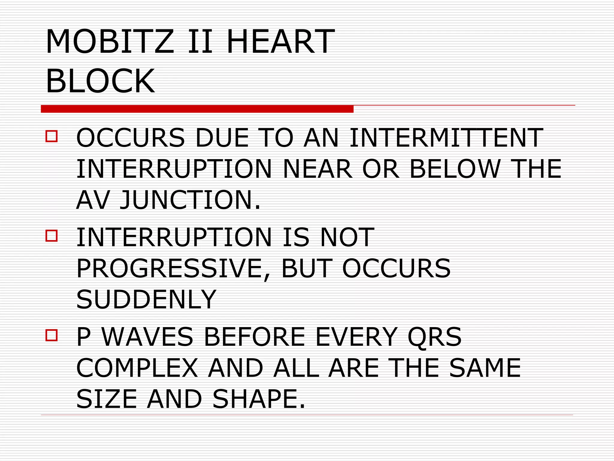 ECG: Conduction Block | PPT