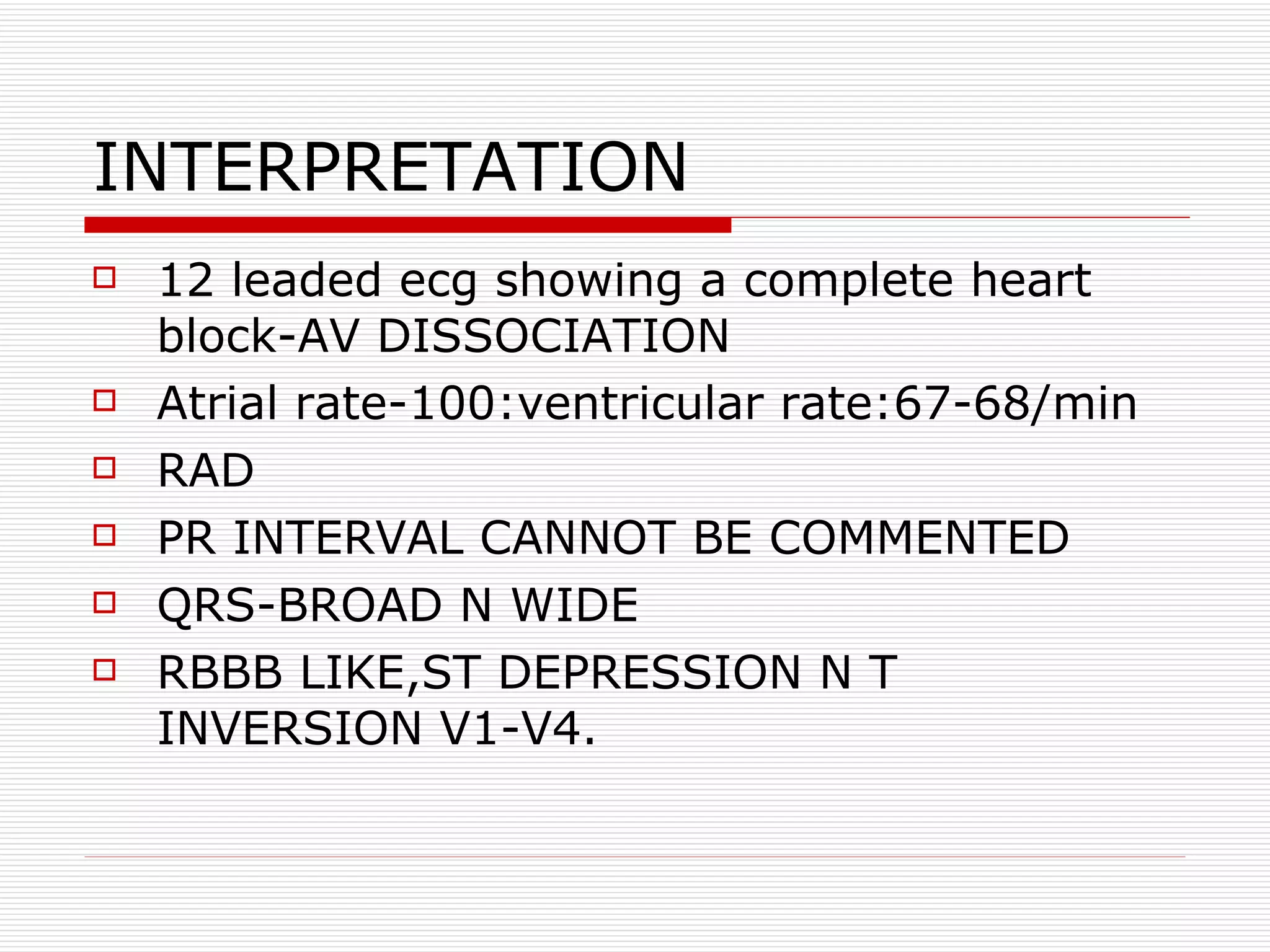 ECG: Conduction Block | PPT