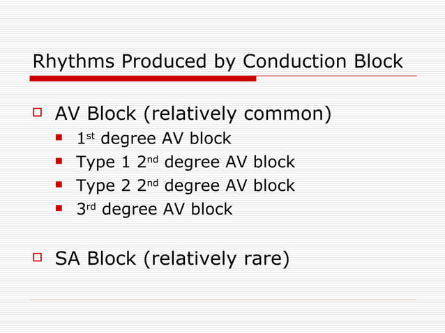 ECG: Conduction Block | PPT | Heart and Cardiovascular Diseases ...